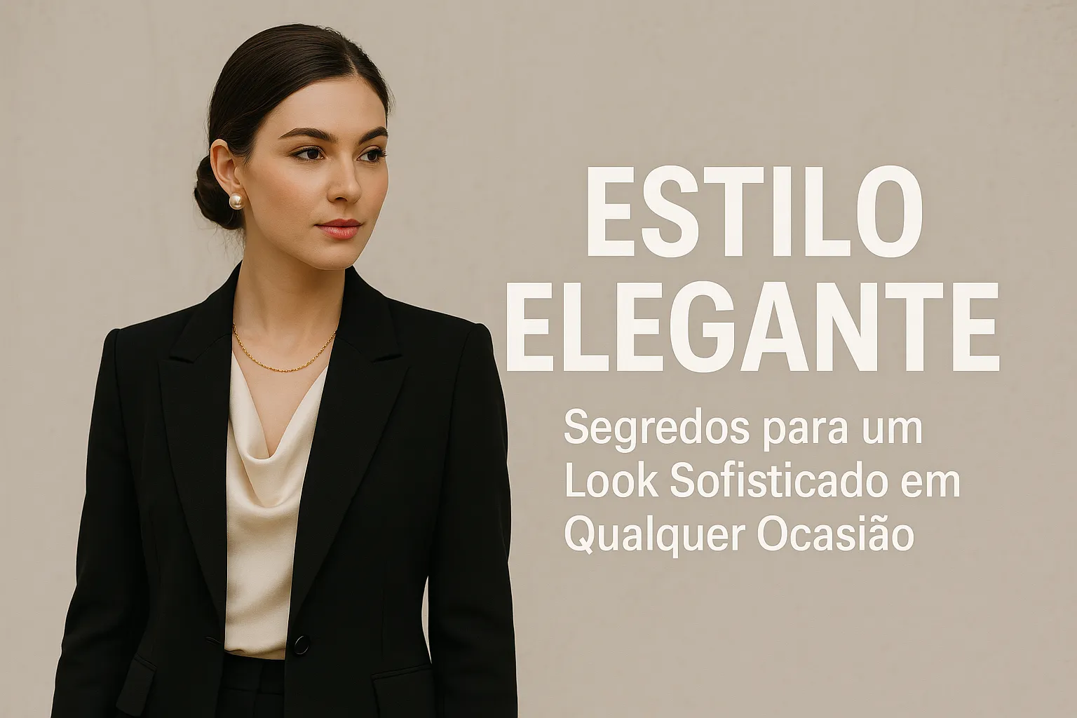 Estilo Elegante: Segredos para um Look Sofisticado em Qualquer Ocasião ...