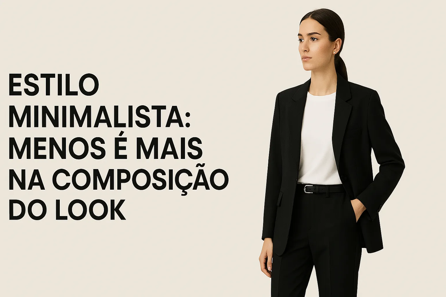 Estilo Minimalista: Menos é Mais na Composição do Look - Gen Arte